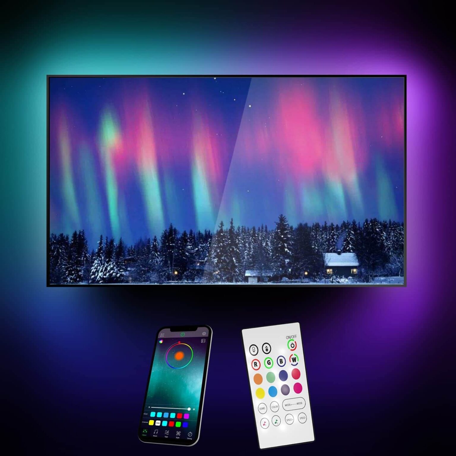 Enhance Your TV Experience With The Custom LED Strip Backlight Kit ...