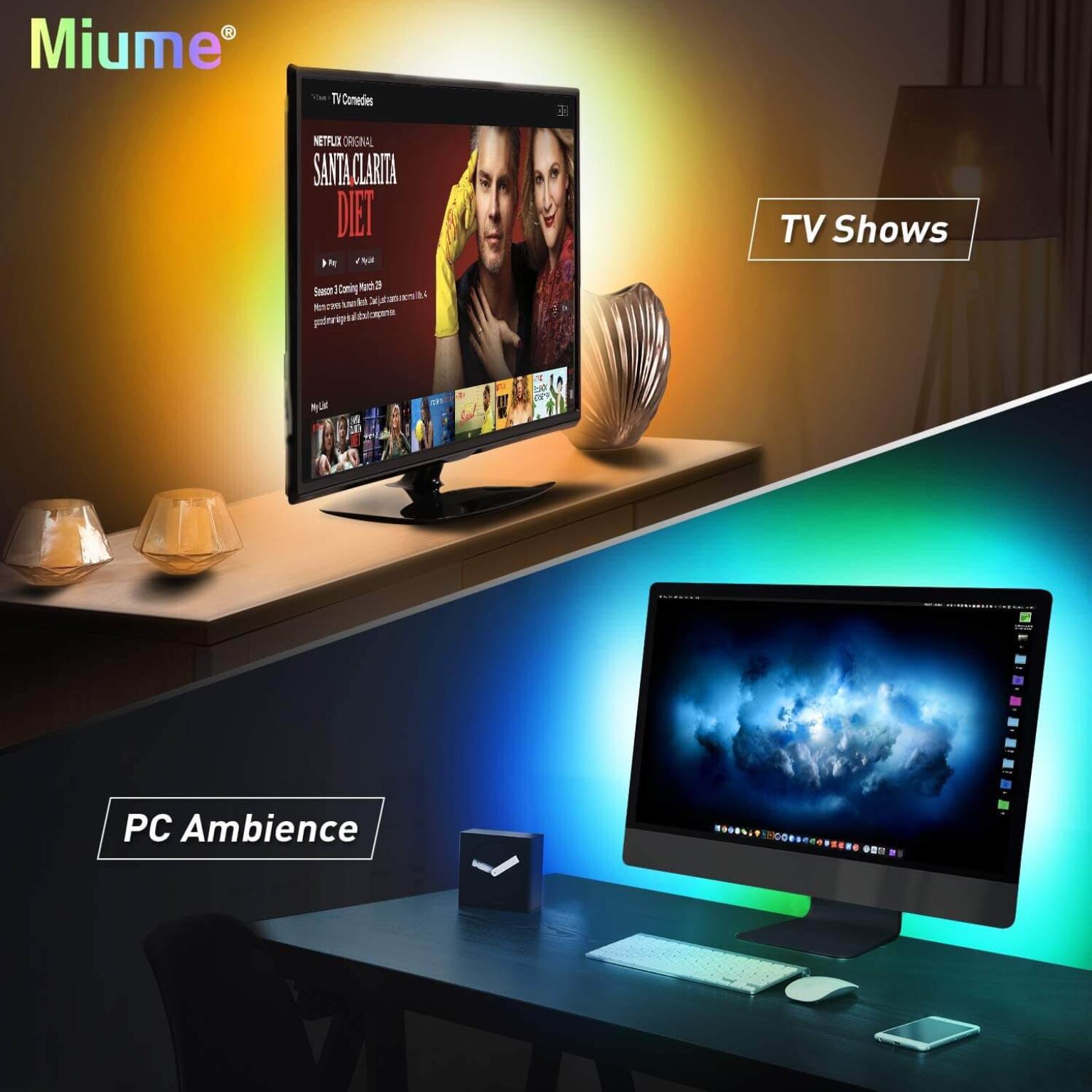 Enhance Your TV Experience With The Custom LED Strip Backlight Kit ...